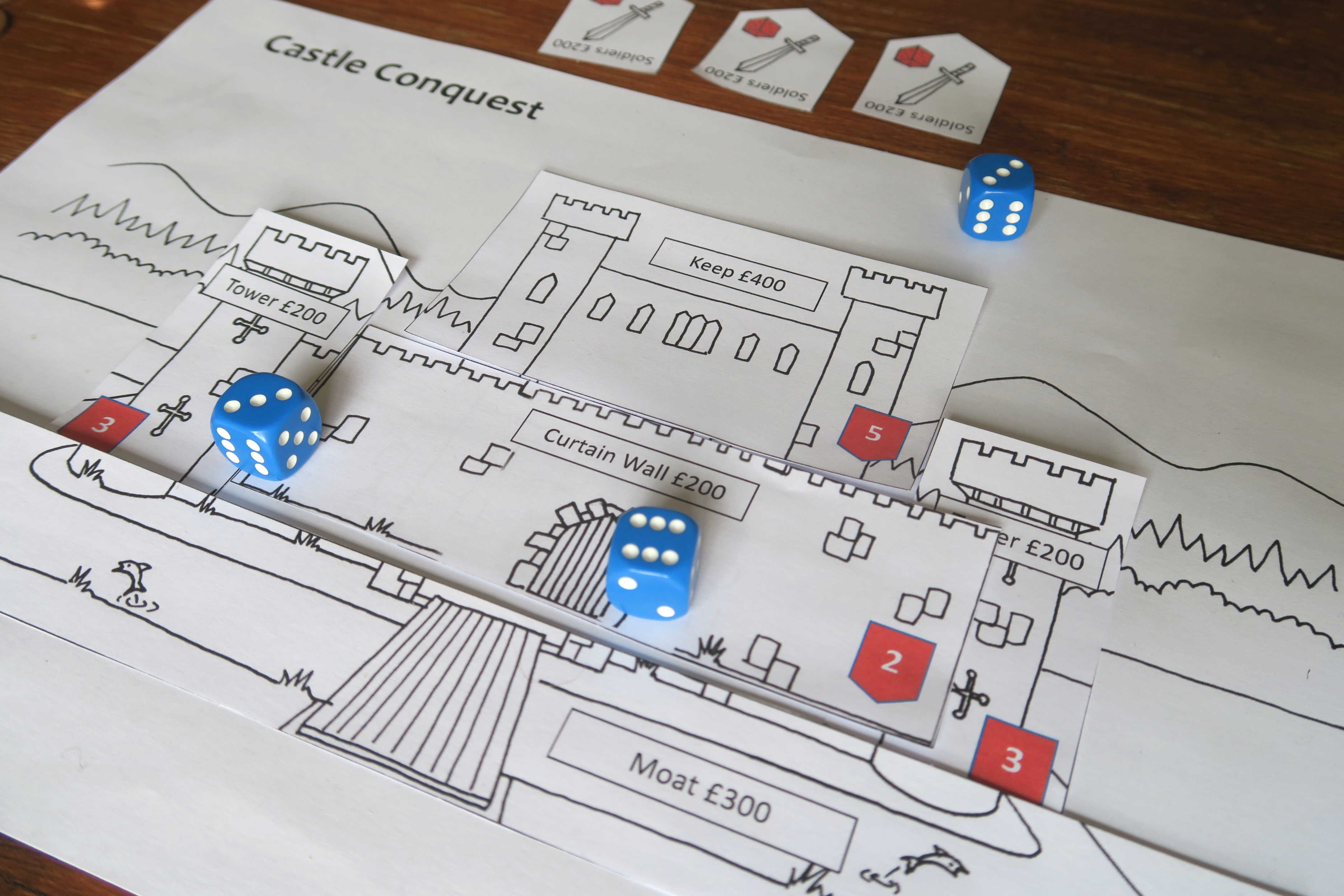 Castle Conquest – Make your own game! – Caleb and the Inventions